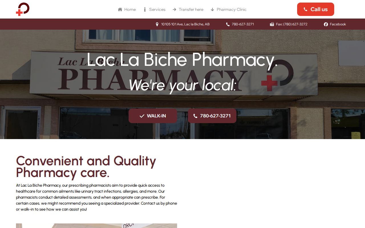 Lac La Biche Pharmacy. Prescribing pharmacists and quality care.